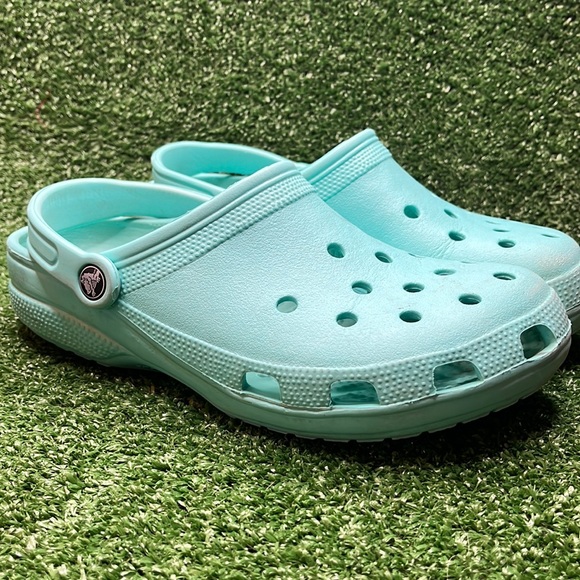 CROCS | Shoes | Mint Green Mens Crocs Clogs Mules Size 8 Sandals Womens ...